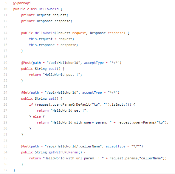 Developing Spark Java Api Endpoints using Annotations | Rahul Chandna Developing Spark Java Api Endpoints using Annotations | Rahul Chandna