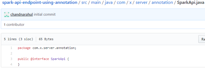Developing Spark Java Api Endpoints using Annotations | Rahul Chandna Developing Spark Java Api Endpoints using Annotations | Rahul Chandna